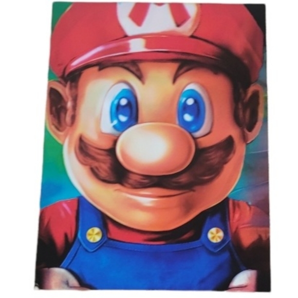 Art | Mario 3d Holographic Lenticular Poster | Poshmark